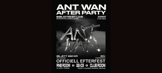 Allt du behöver veta om Ant Wans konsert på Tele2 Arena - Dopest