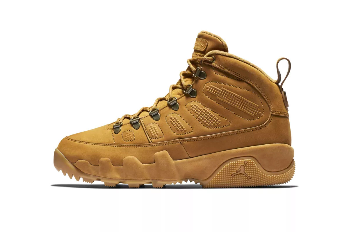 Jordan Brand presenterar Air Jordan 9 Boot NRG “Wheat” - Dopest